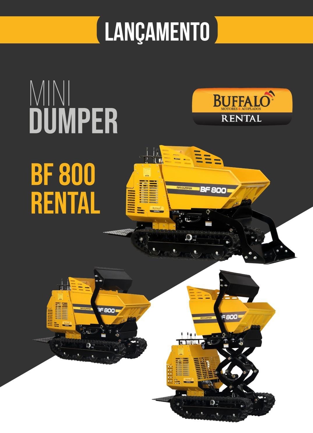MINI DUMPER BF 800 RENTAL